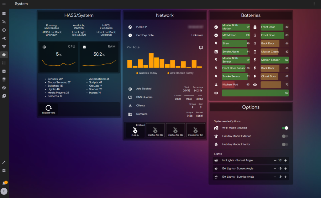 Home Assistant Dashboard 2 10 22 Erics Blog 